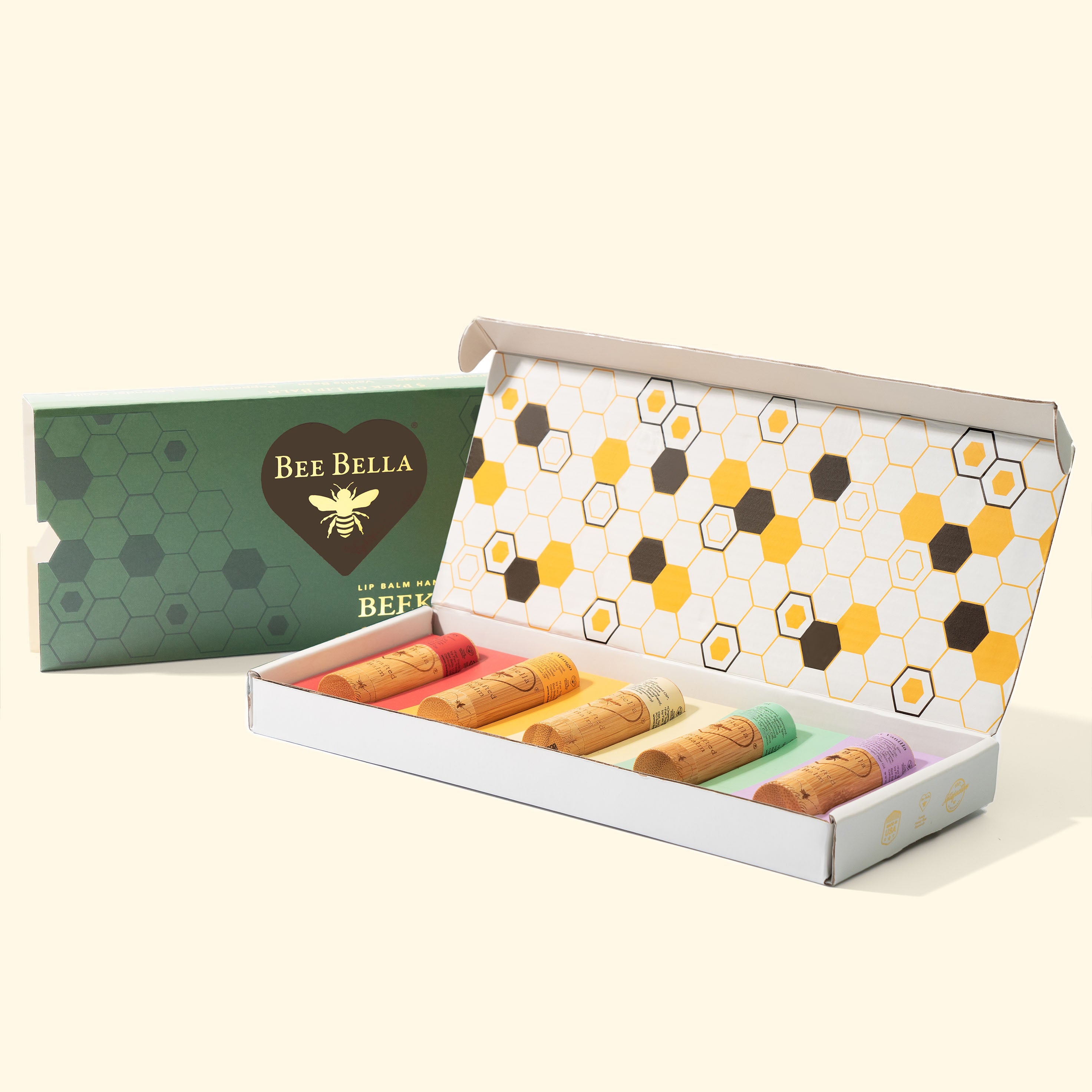 Variety 5 Pack of Lip Balm Gift Box – Bee Bella
